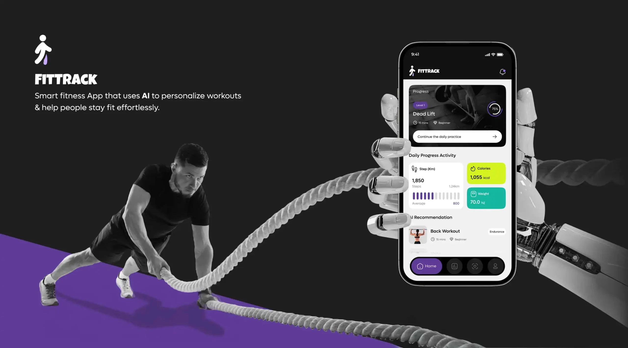 AI Workout App Solution | Build an AI Workout App Like Fitbod