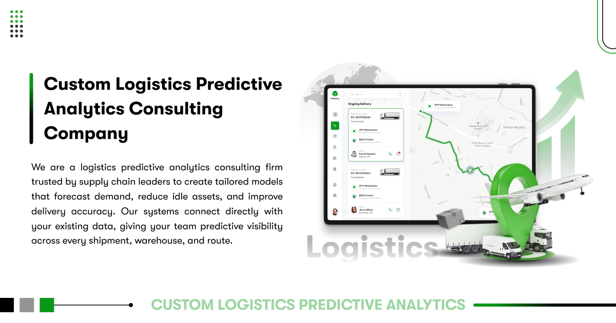 Logistics Predictive Analytics Consulting in India | Let’s Talk Today